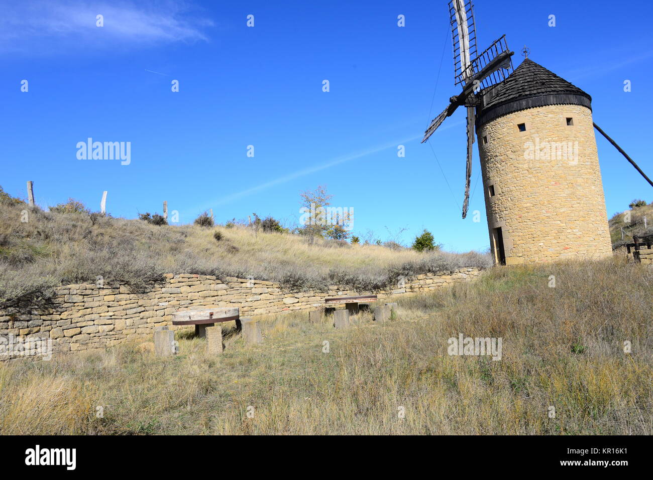 WIND TURBINES IN THE PROVINCE OF NAVARRE - SPAIN Stock Photo - Alamy