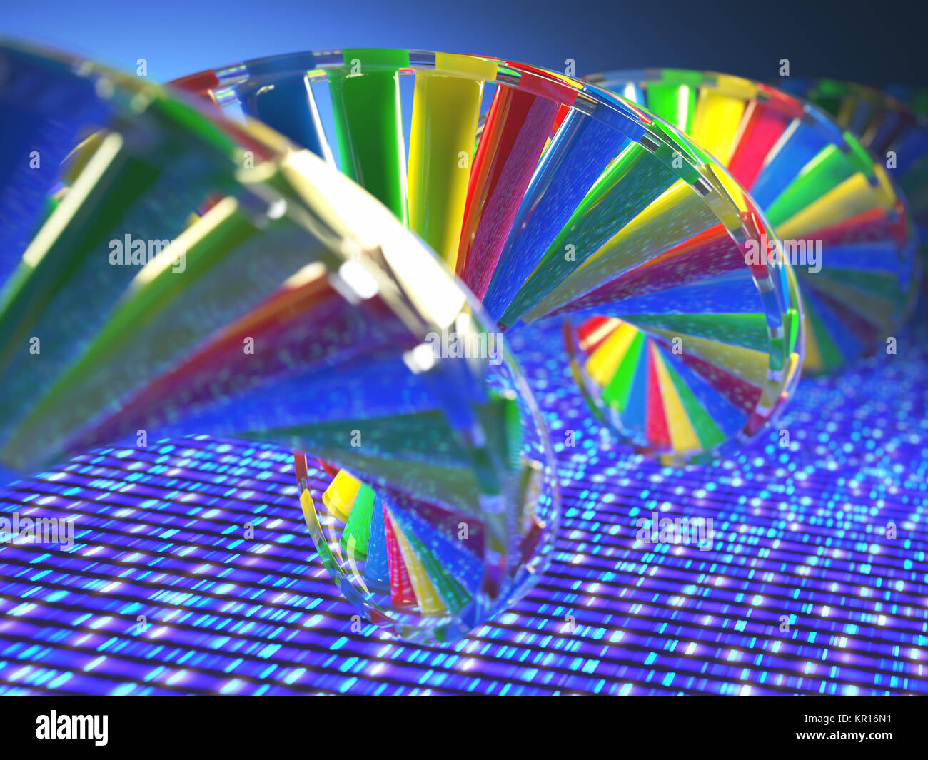 DNA Genetic Engineering Stock Photo - Alamy