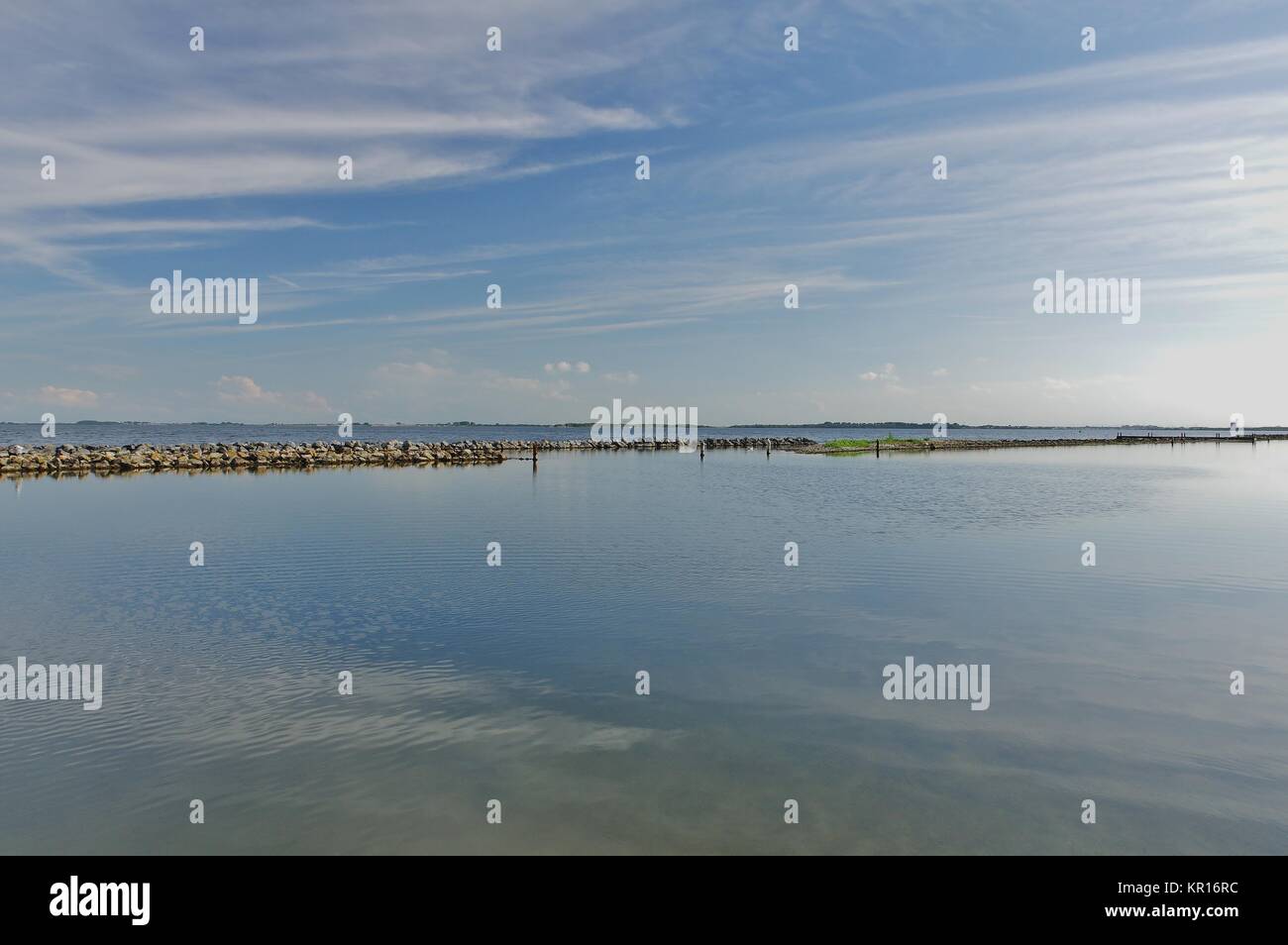 the grevelingenmeer at de punt,goeree-overflakkee,southern netherlands ...