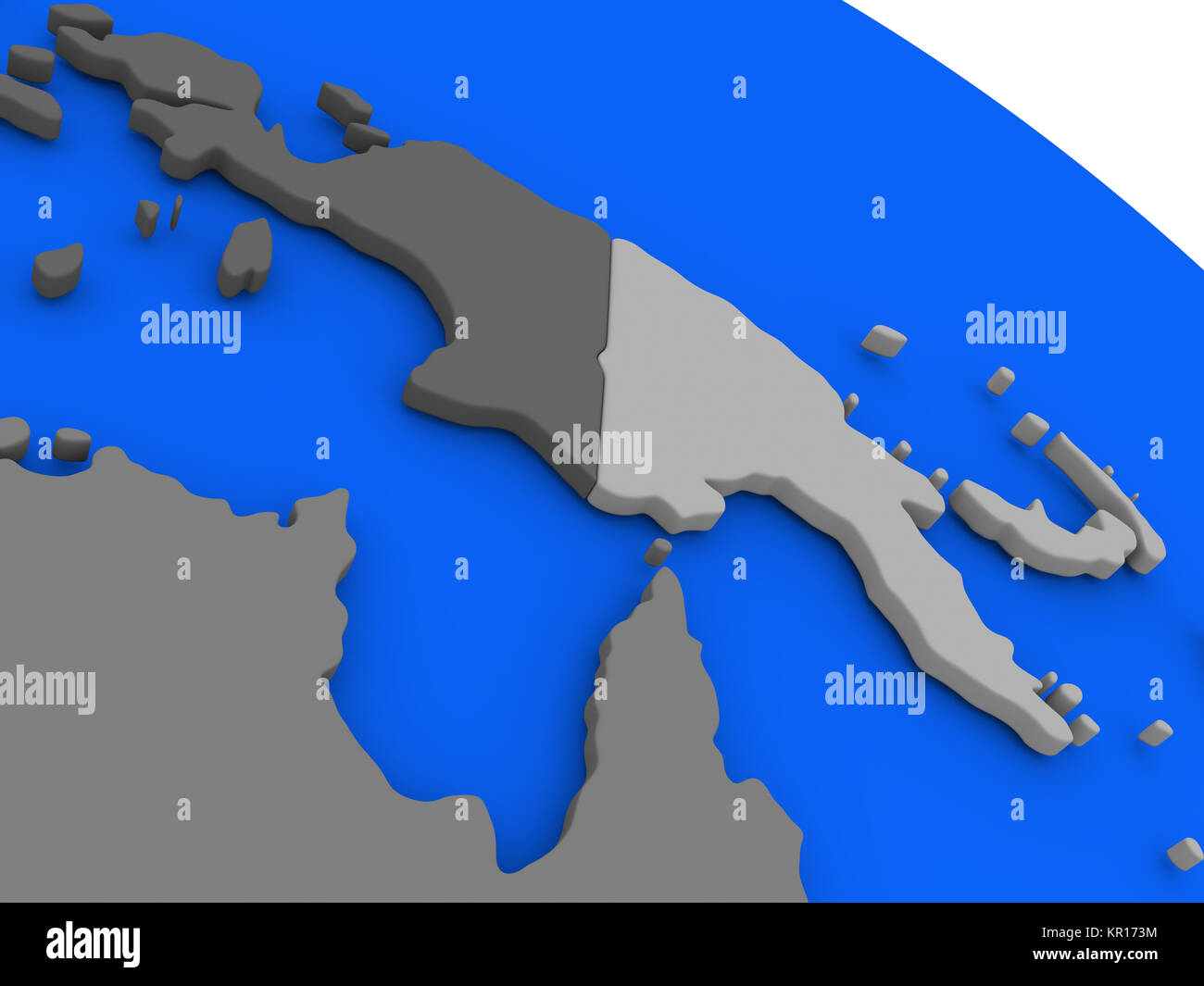 Papua new guinea political map hi-res stock photography and images - Alamy