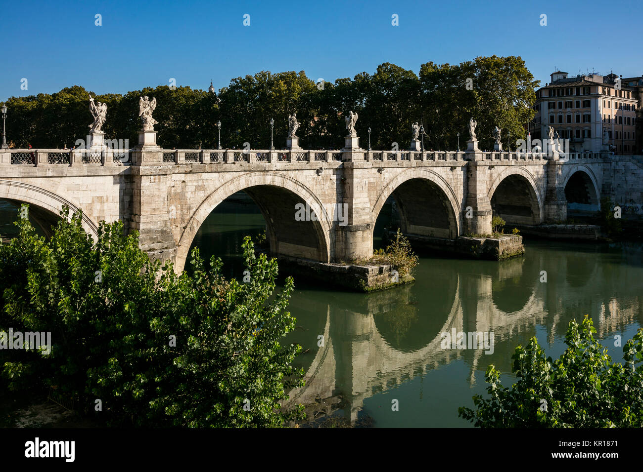 Ponte Castel Sant’Angelo bridge. Rome, Italy Stock Photo - Alamy