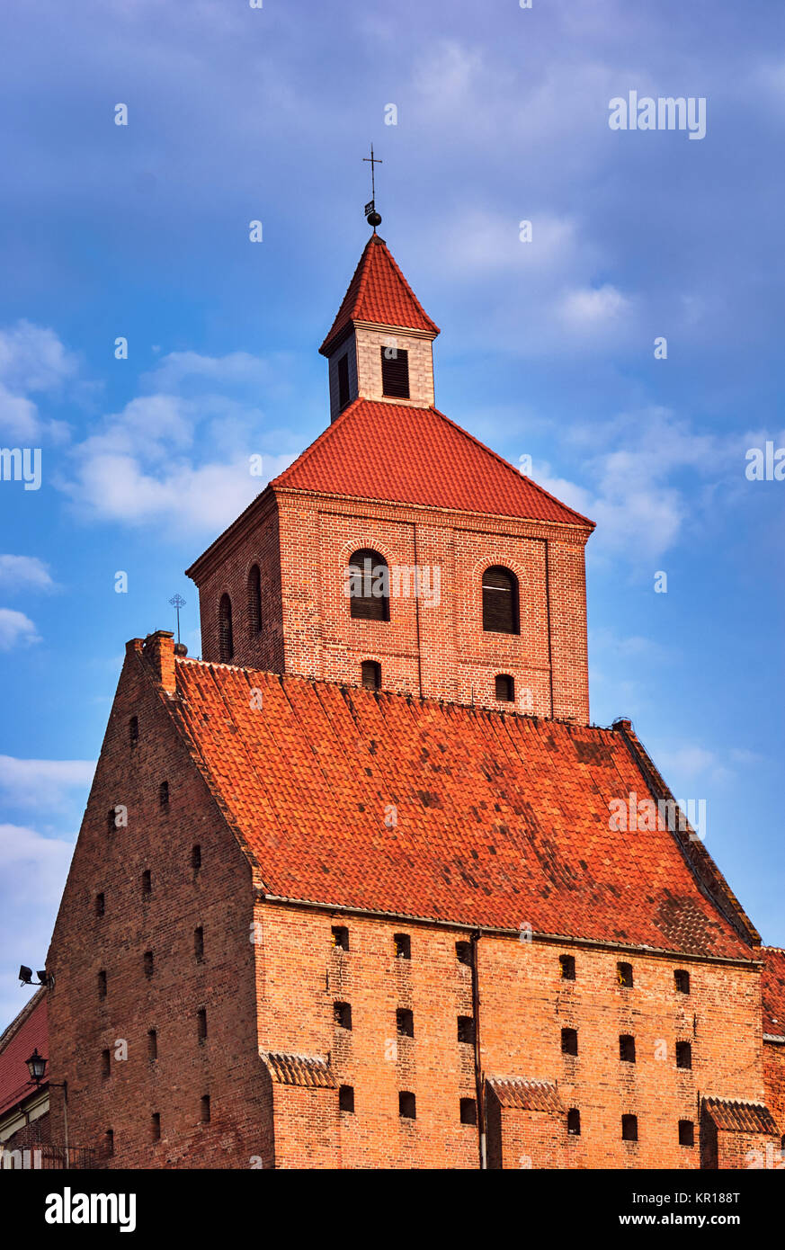 Tower of gothic medieval Catholic Church in Grudziadz Stock Photo - Alamy Tower of gothic medieval Catholic Church in Grudziadz Stock Photo - Alamy