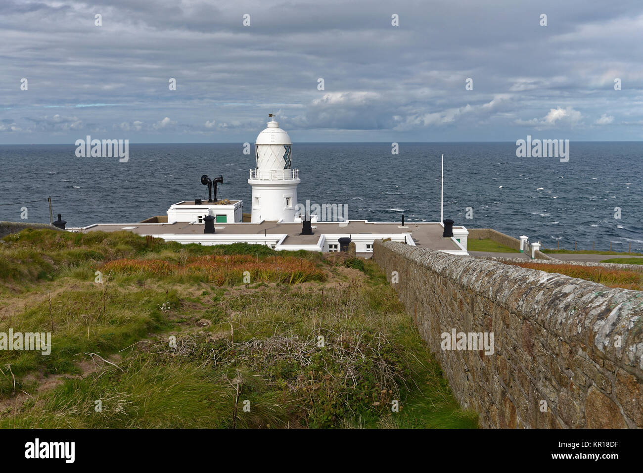 Pendeen Watch Lighthouse, West Cornwall, England Stock Photo - Alamy