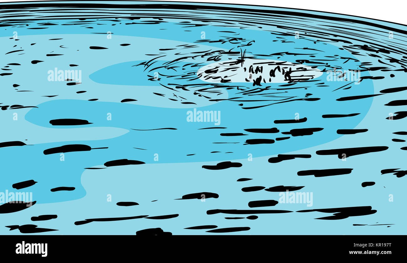 Bubbles Coming Up in Pool Stock Photo - Alamy