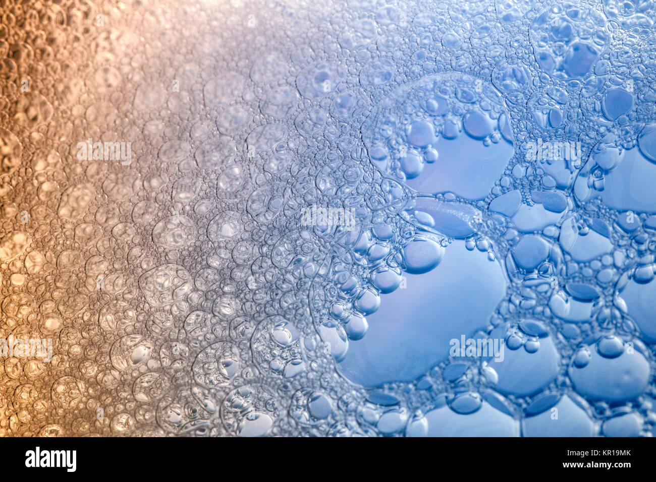 Close-up of water bubbles Stock Photo - Alamy