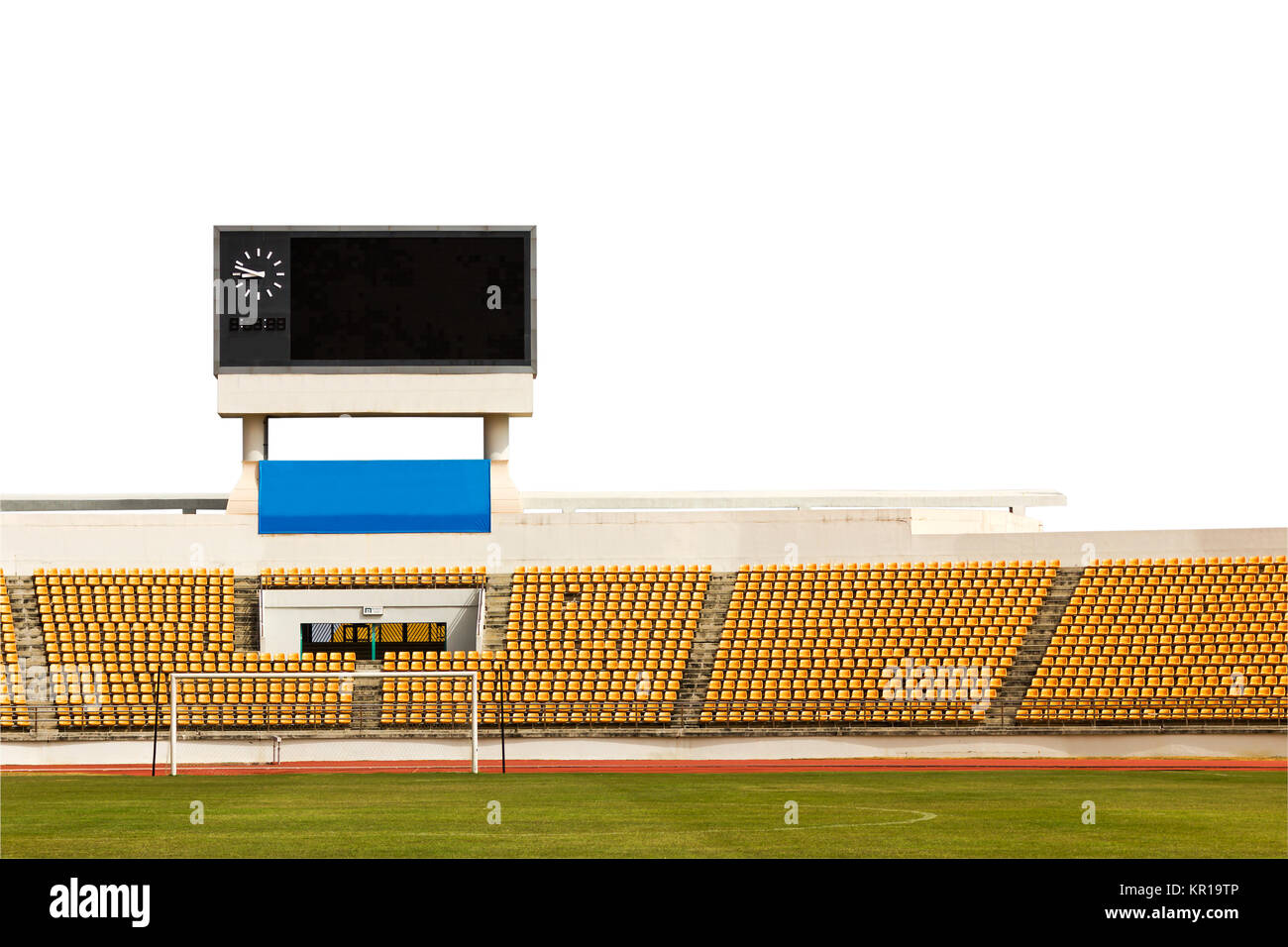 Stadium with scoreboard Stock Photo - Alamy