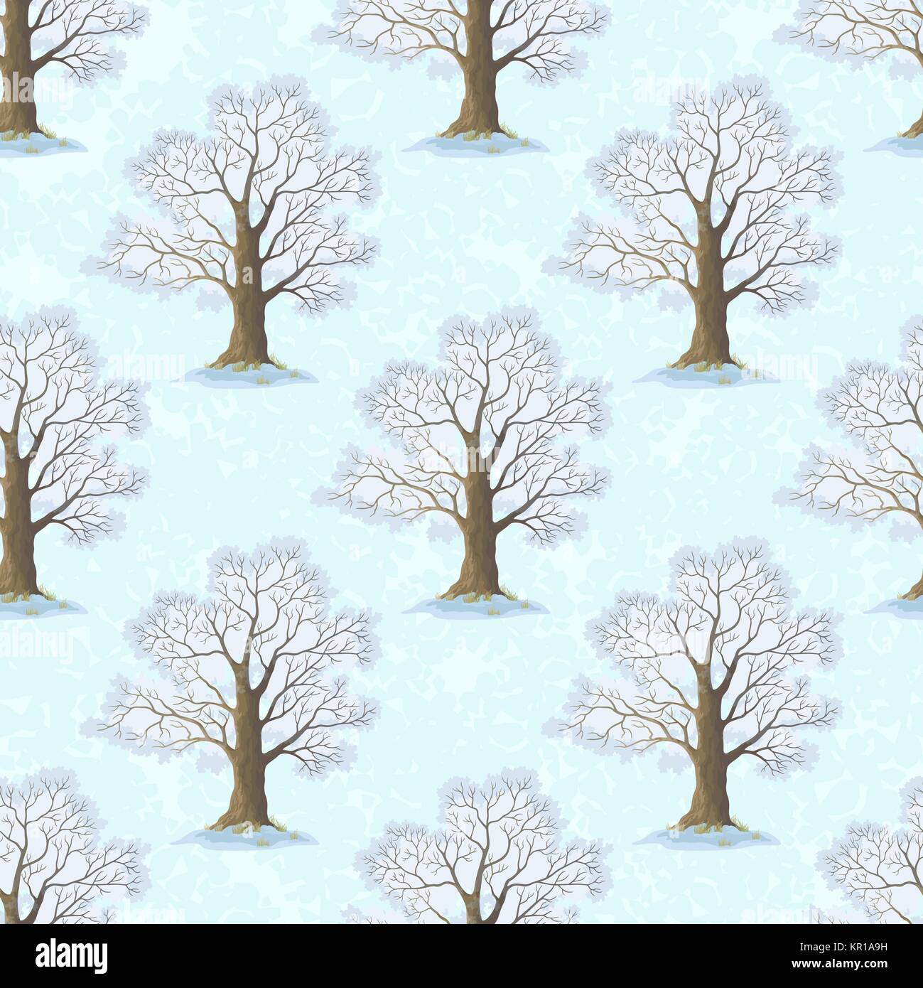 Oak Trees Seamless Stock Vector Image & Art - Alamy