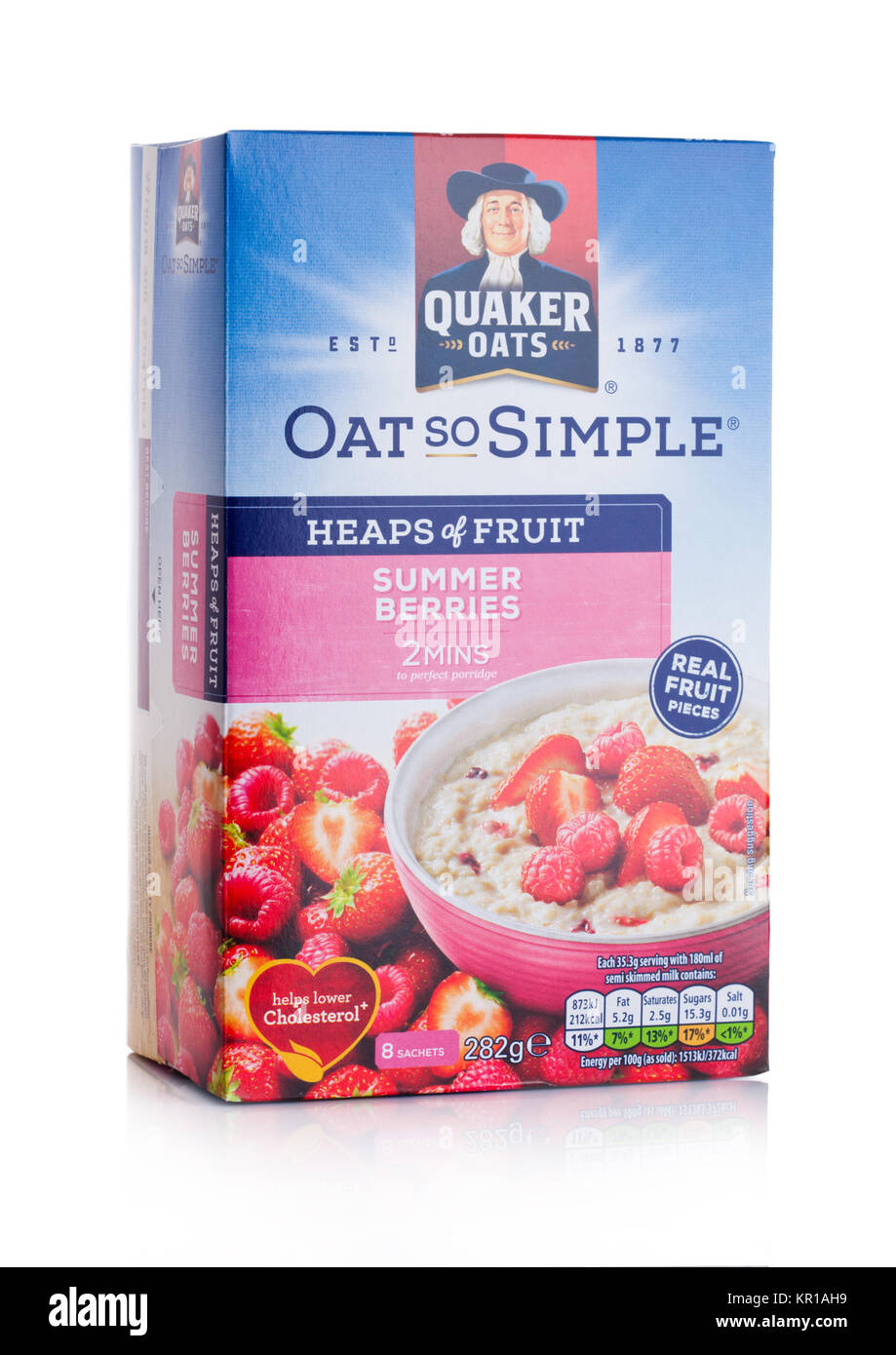 Quaker quick oats package Cut Out Stock Images & Pictures - Alamy