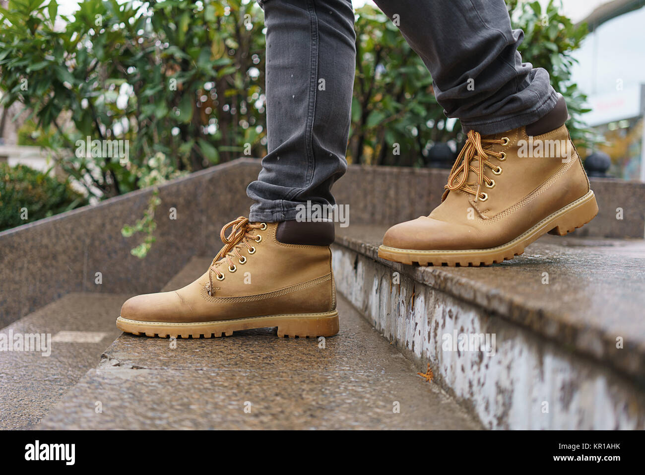 Walking up down steps hi-res stock photography and images - Alamy