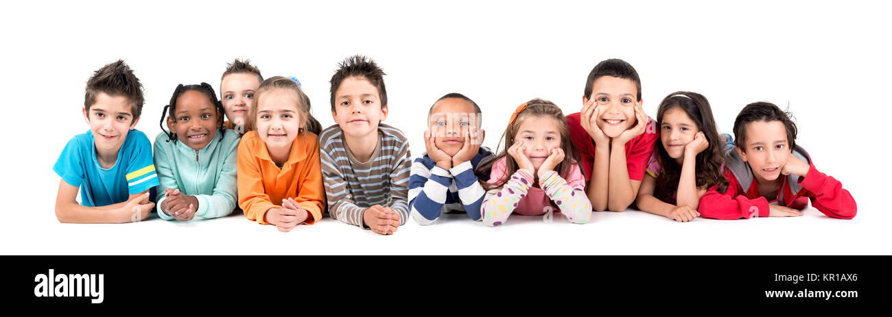 Group of children Stock Photo - Alamy