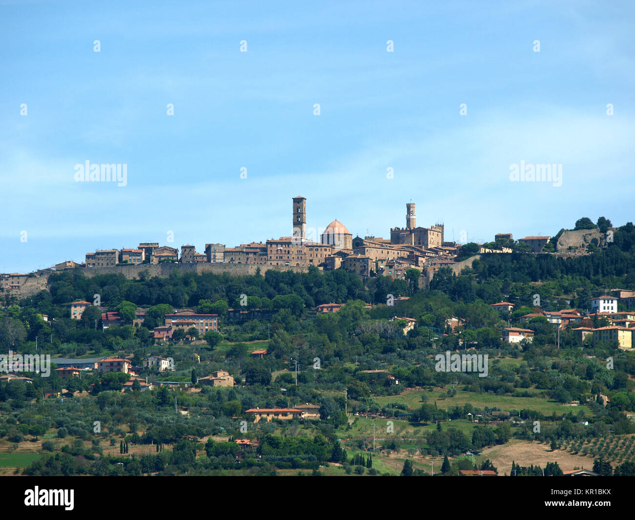 View of medieval city of Volterra Tuscany Italy Stock Photo - Alamy