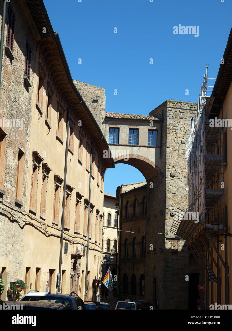 Velterra - The Buonparenti House Towers Stock Photo - Alamy