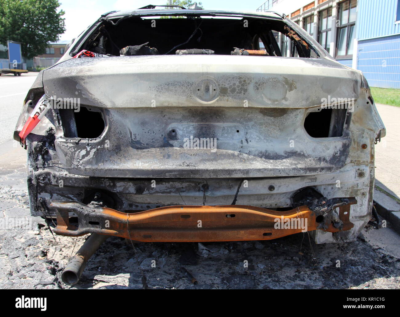 burned out car Stock Photo - Alamy