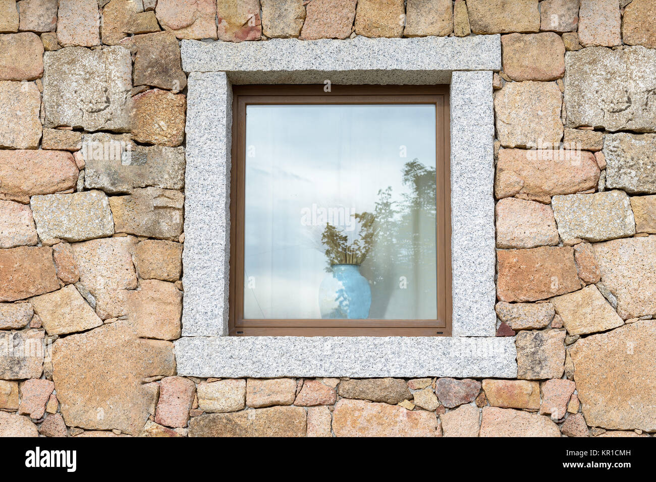 Window of Stone Stock Photo - Alamy