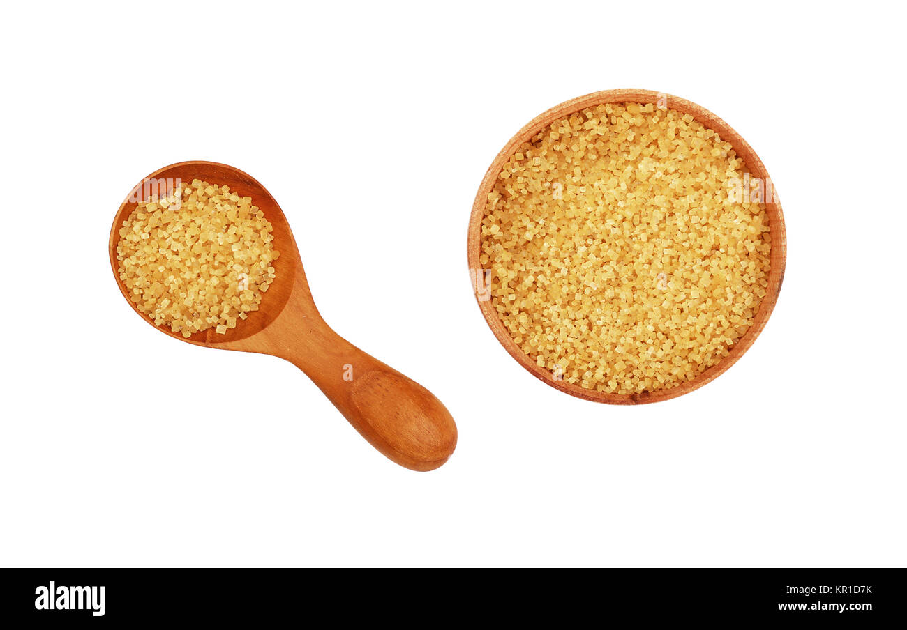 Brown white sugar selection Cut Out Stock Images & Pictures - Alamy