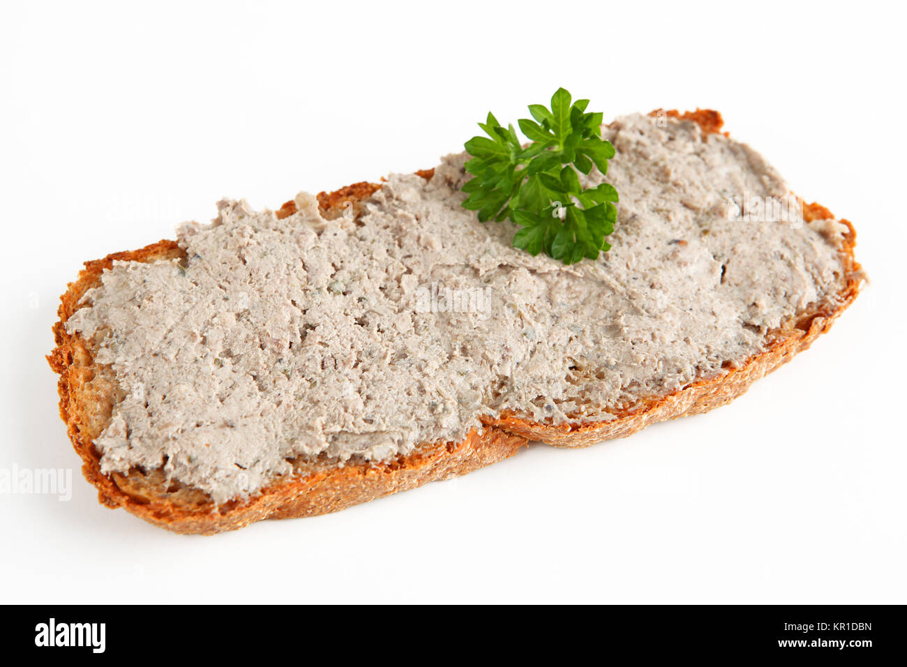 Bread with liver sausage Stock Photo - Alamy