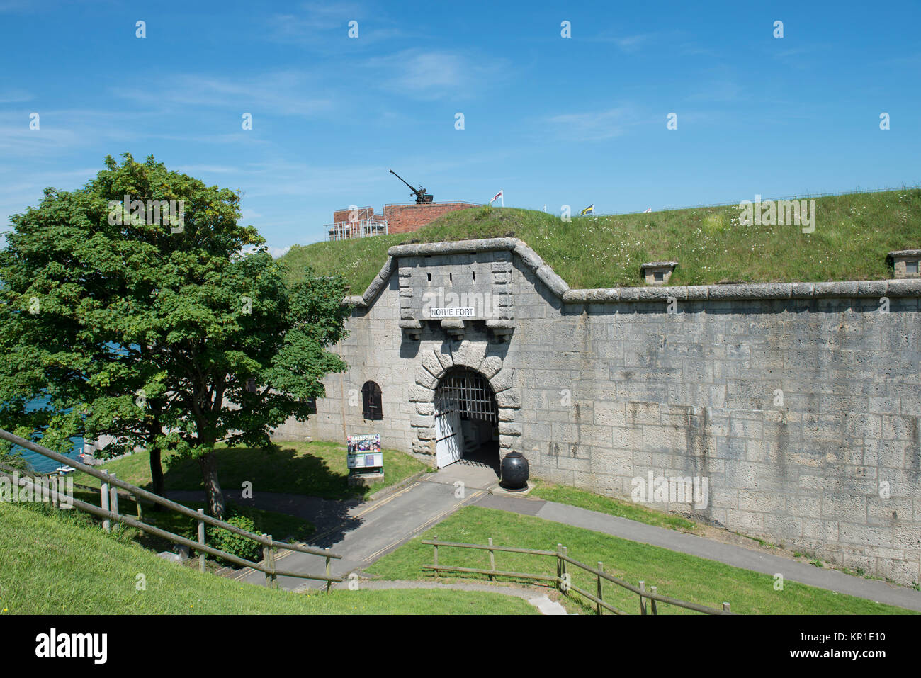 Nothe Fort, located at the entrance to Weymouth Harbour in Dorset, was ...