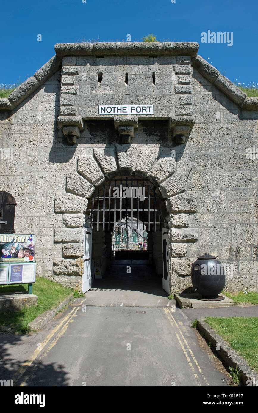 Nothe Fort, located at the entrance to Weymouth Harbour in Dorset, was ...