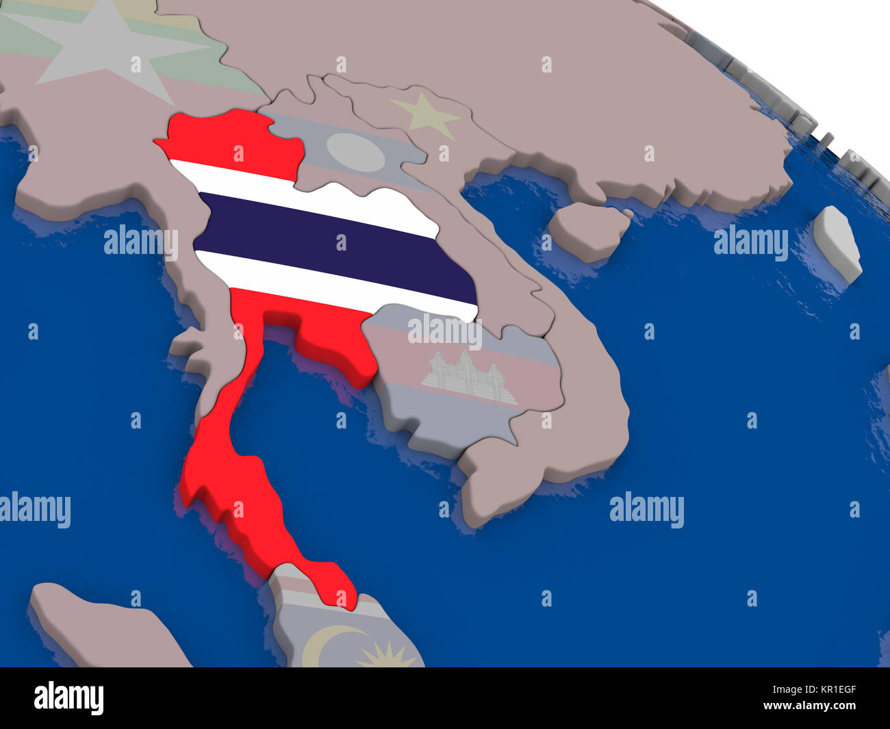 Siamese Flag High Resolution Stock Photography and Images - Alamy