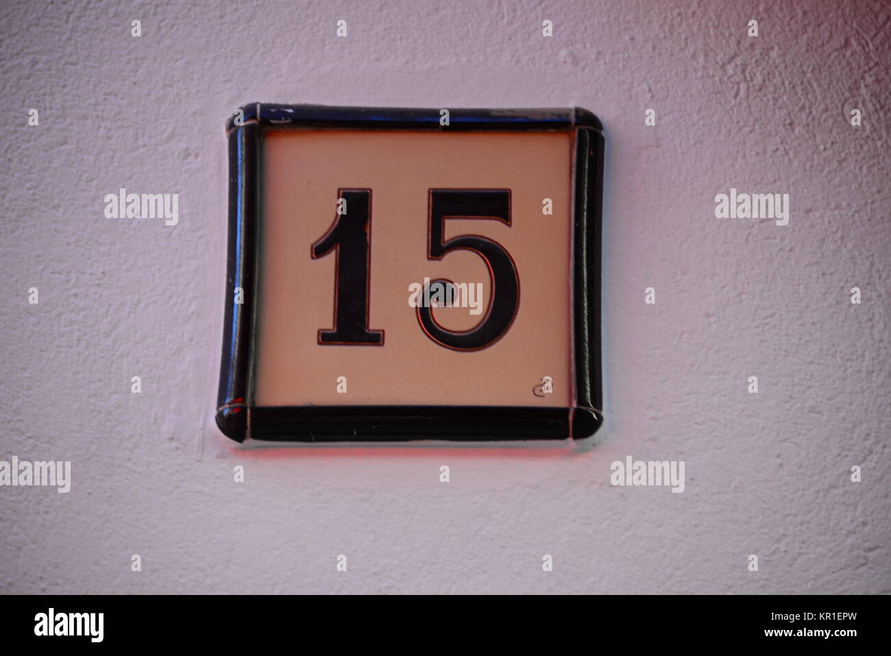 House Number 15 High Resolution Stock Photography and Images - Alamy