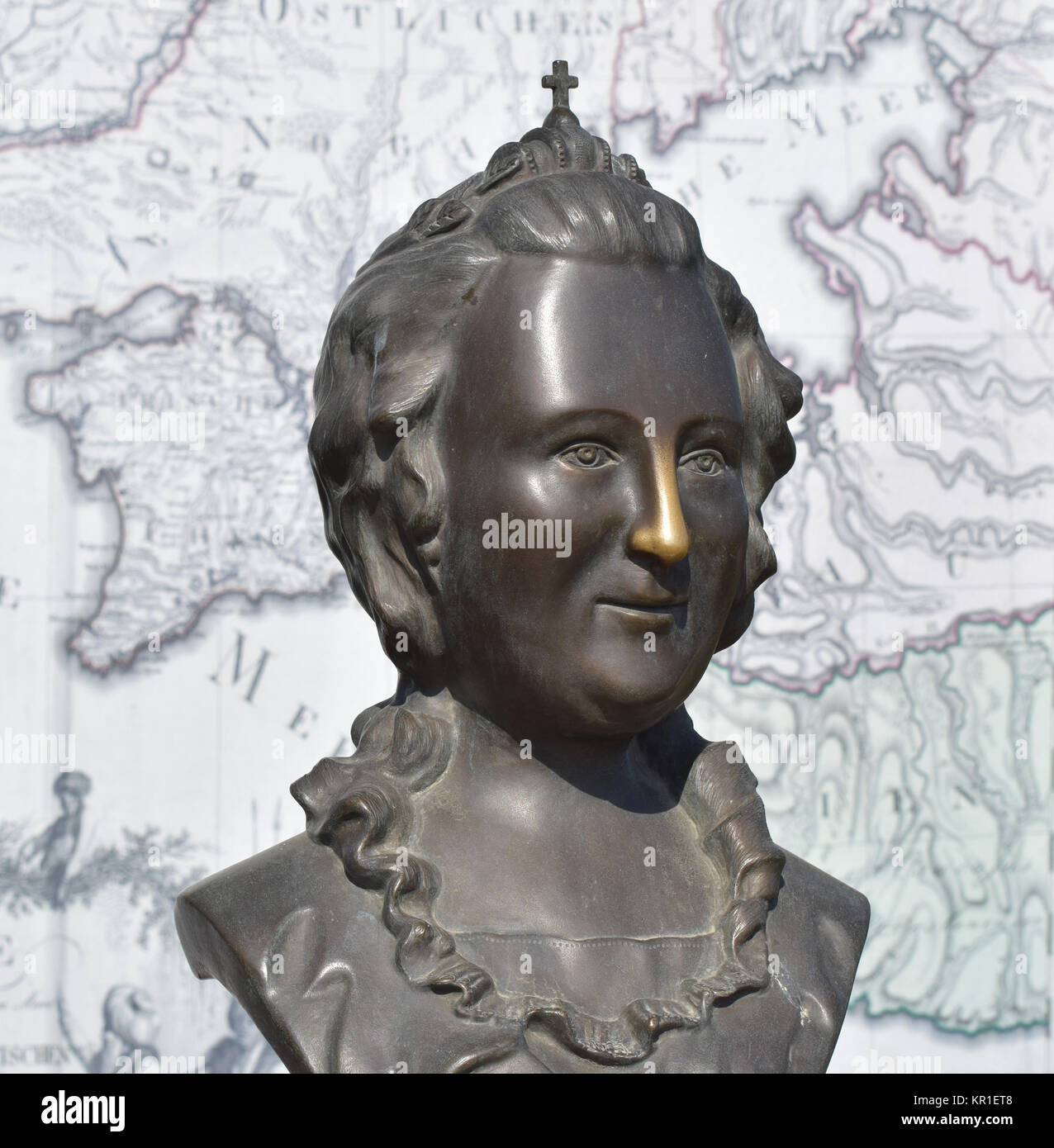 Sculpture russian empress catherine ii hi-res stock photography and ...
