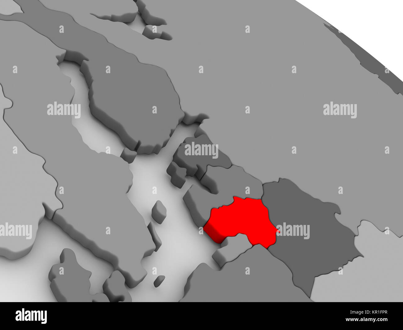 Lithuania on 3d model hi-res stock photography and images - Alamy