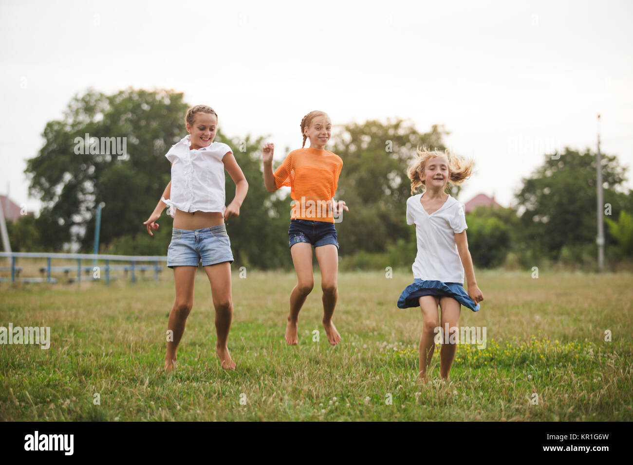 Girls have fun Stock Photo - Alamy