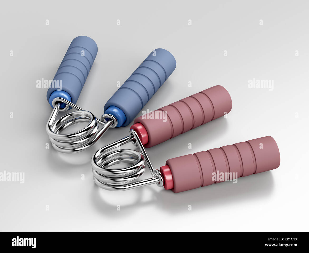Pair of hand grippers Stock Photo - Alamy