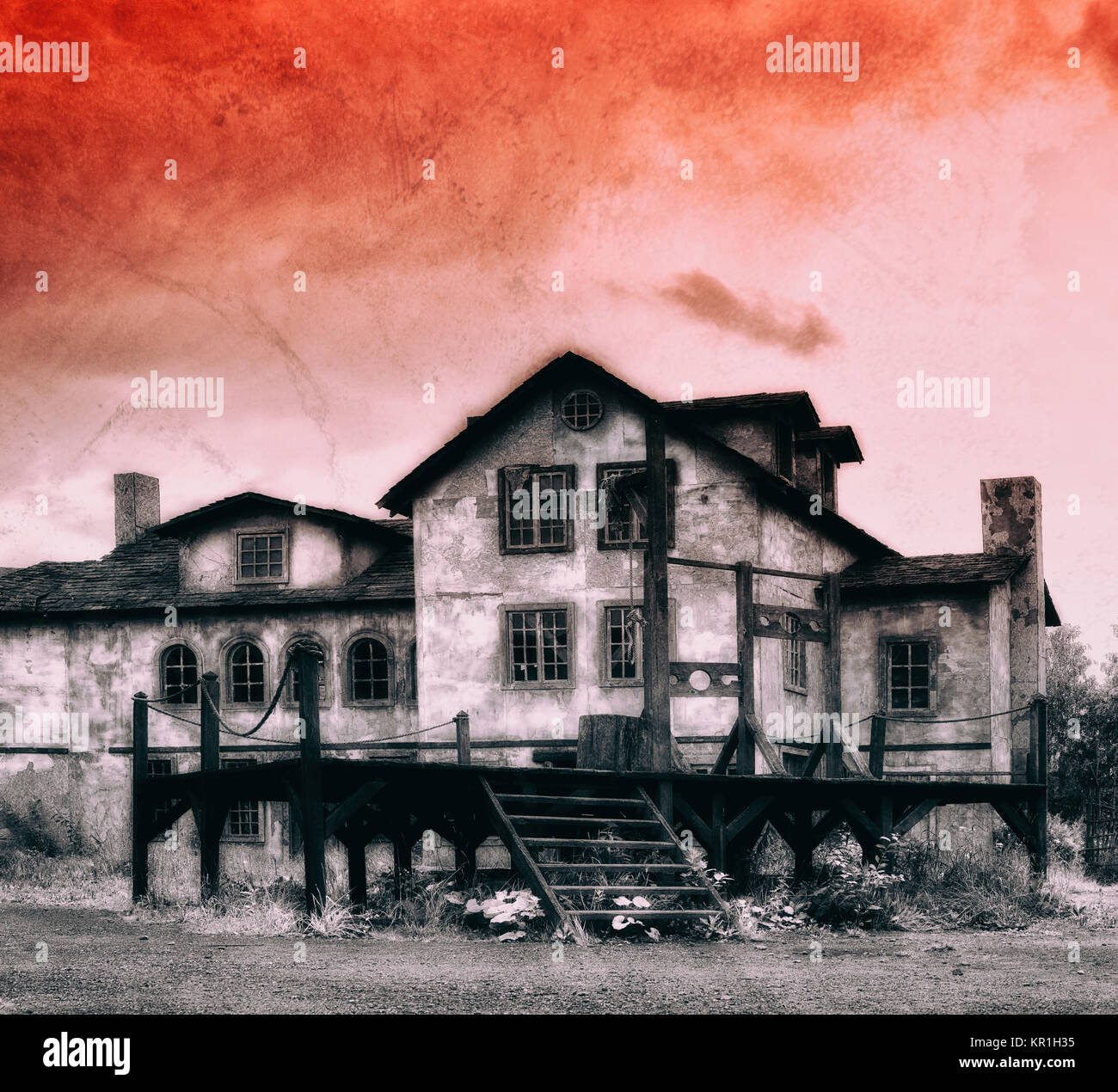 Zombie town building hi-res stock photography and images - Alamy