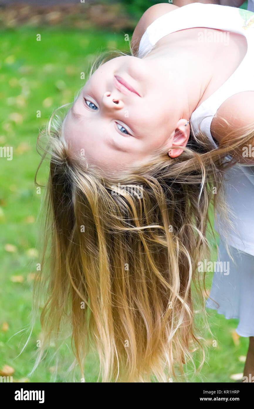 Cute smiling girl Stock Photo - Alamy