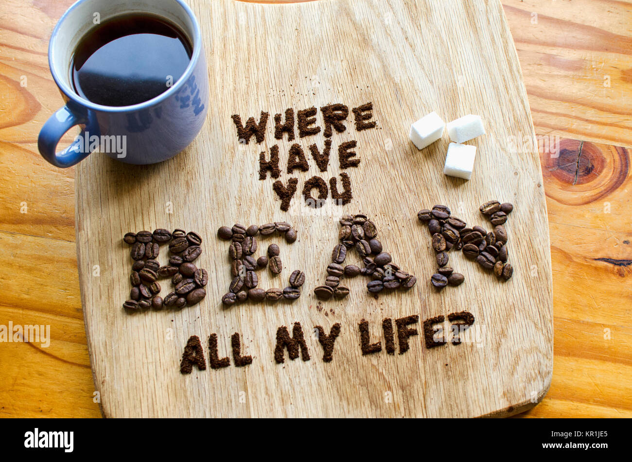 Coffee bean cafe sign hi-res stock photography and images - Alamy