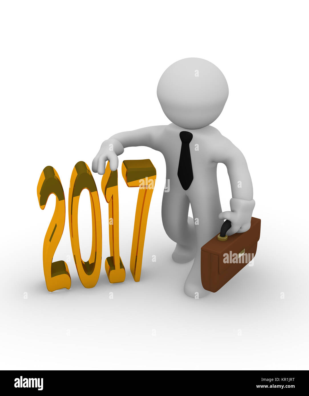 Merry christmas business man Cut Out Stock Images & Pictures - Alamy