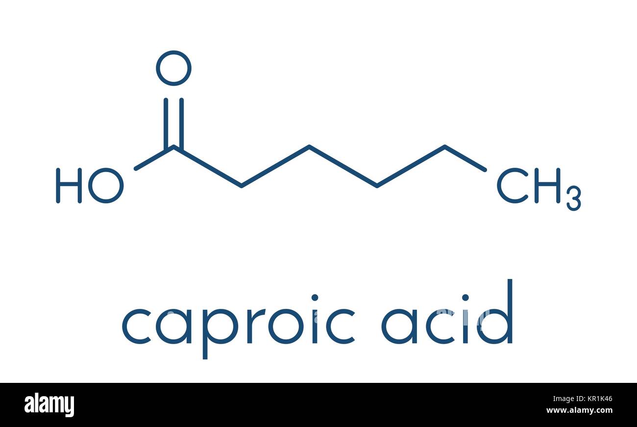 Caproic Acid Structure