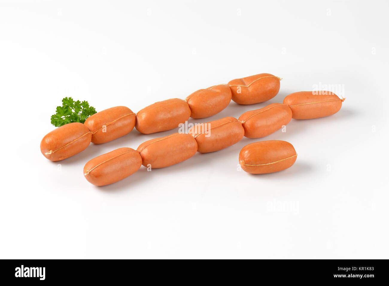 raw short sausages Stock Photo - Alamy