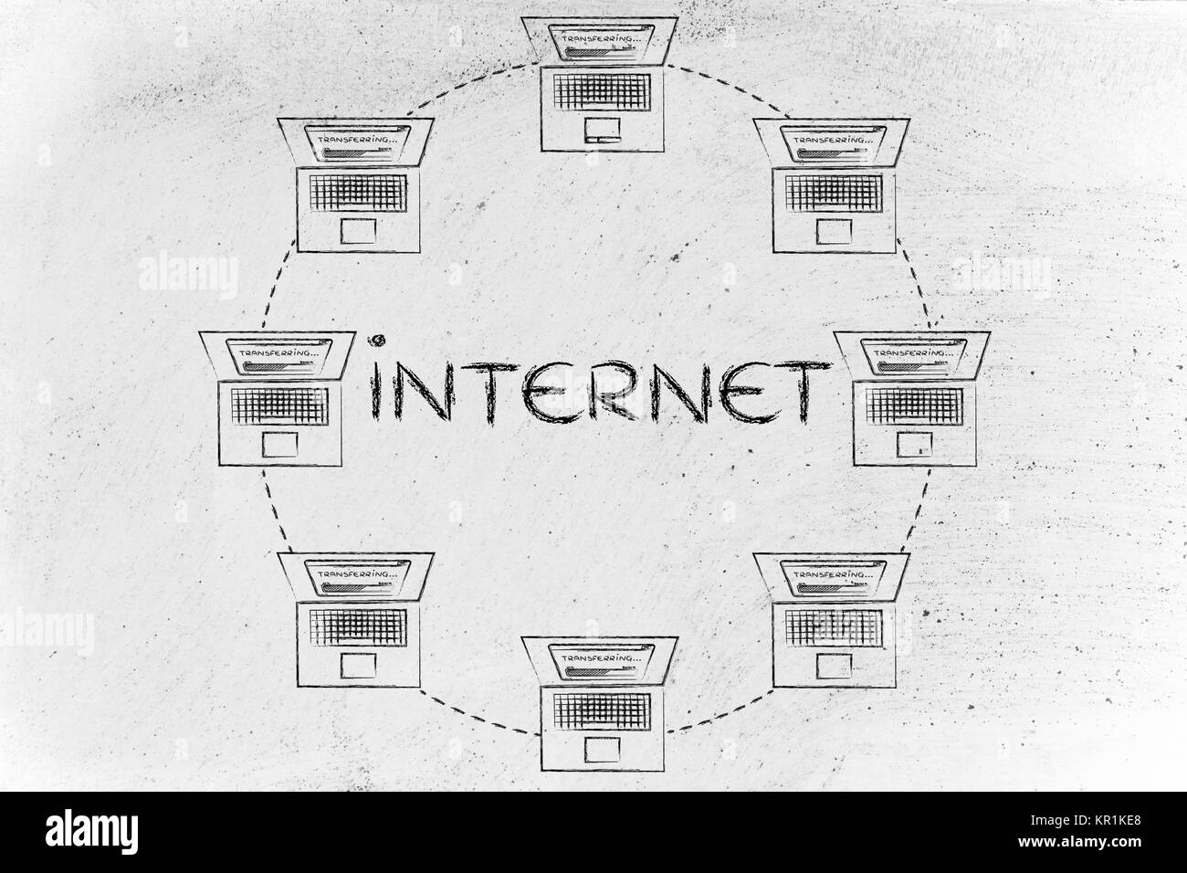 Concept intranet Black and White Stock Photos & Images - Alamy
