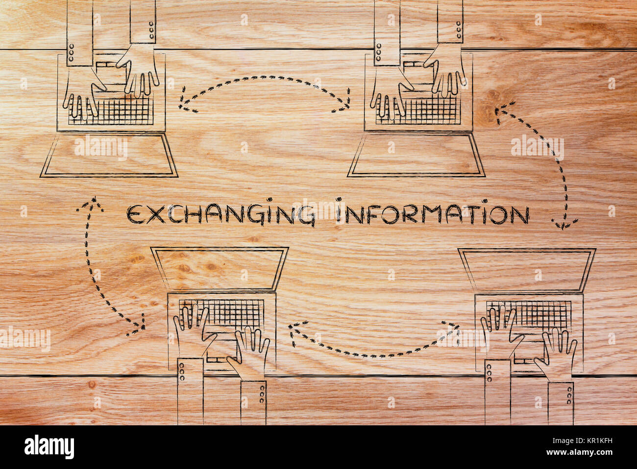 Exchanging Informations High Resolution Stock Photography and Images ...