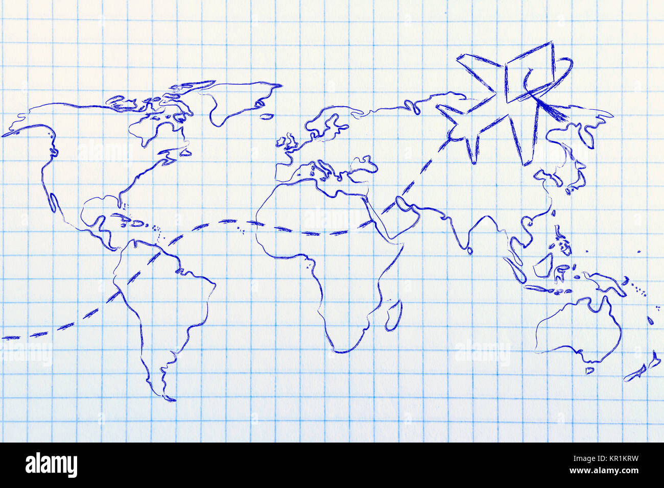 World globe graduation cap diploma hi-res stock photography and images ...