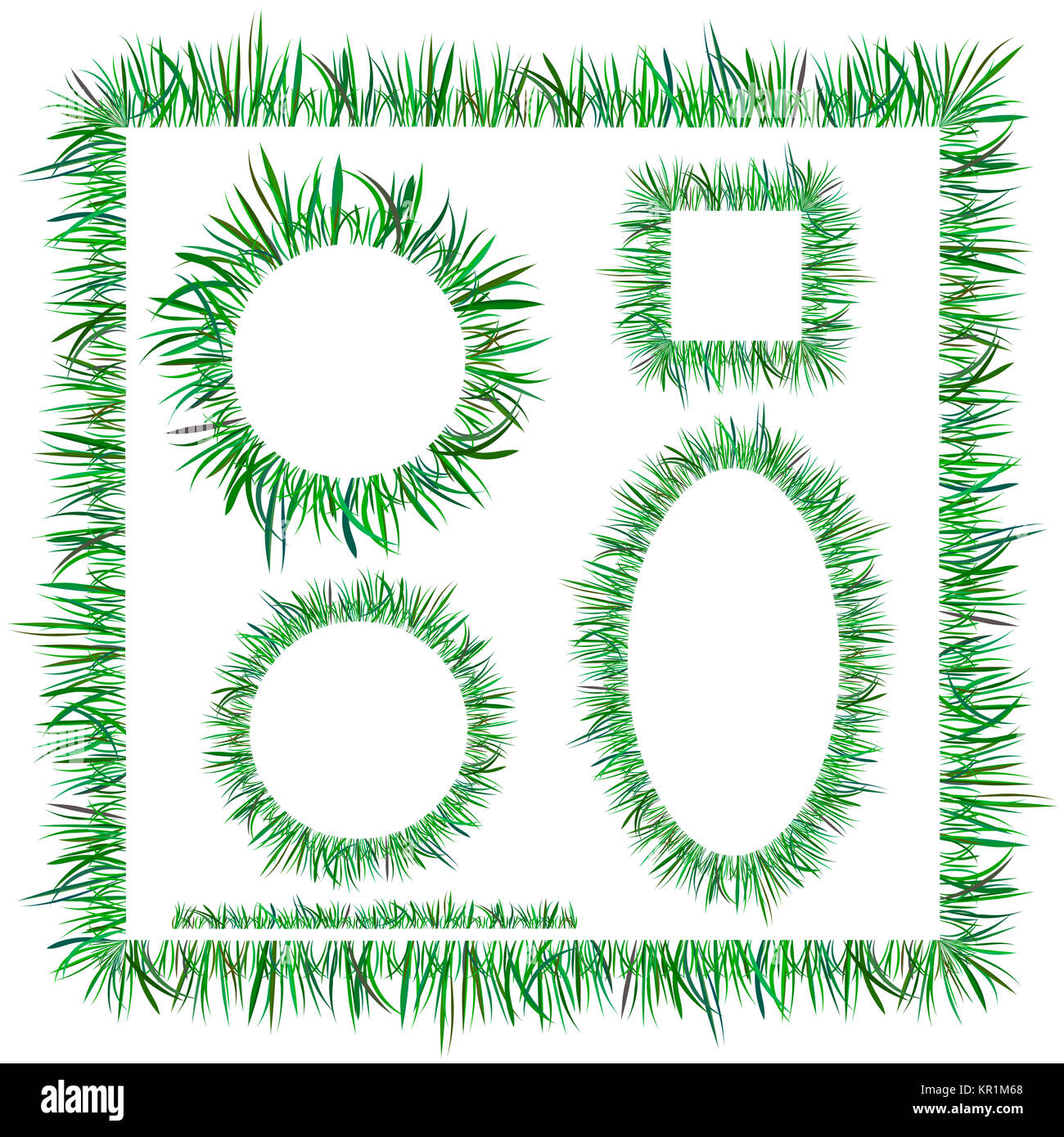 Green Grass Frames Stock Photo - Alamy