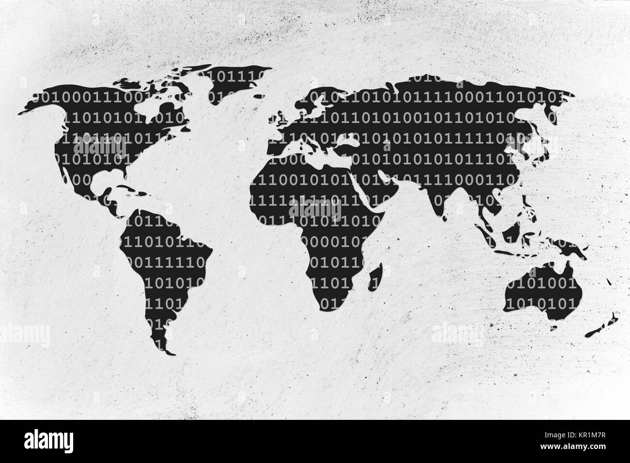 World map at an angle Black and White Stock Photos & Images - Alamy