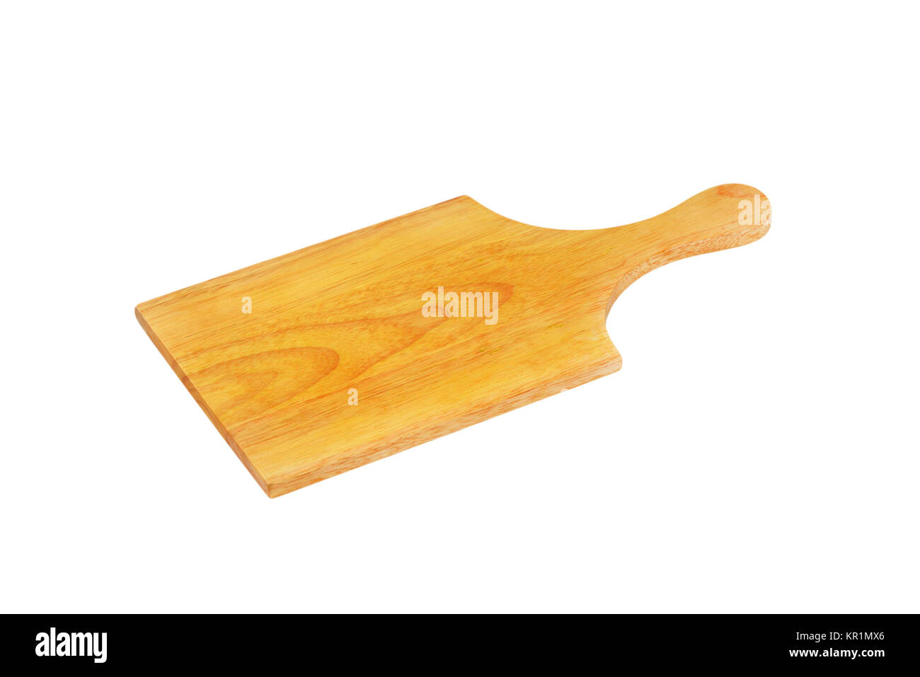 Wooden paddle cutting board Stock Photo - Alamy