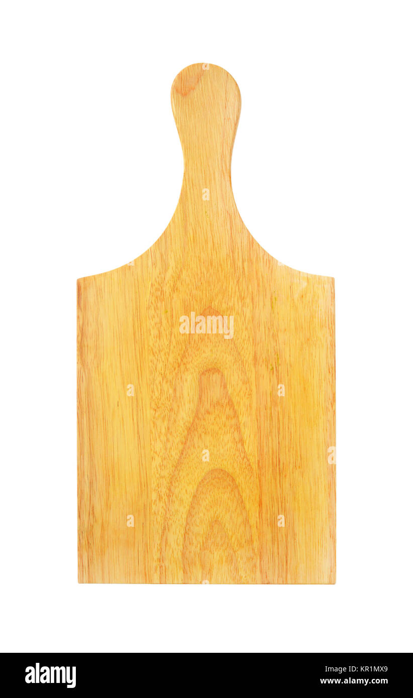 Wooden paddle cutting board Stock Photo - Alamy