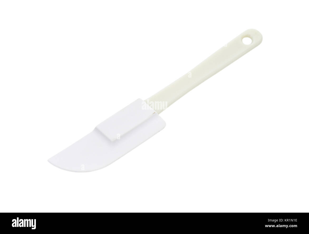 white silicone spatula Stock Photo - Alamy