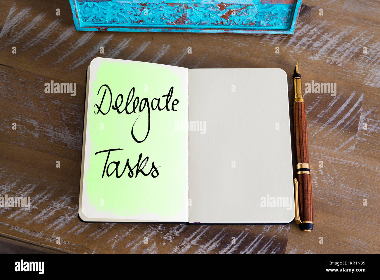 Handwritten Text Delegate Tasks Stock Photo - Alamy