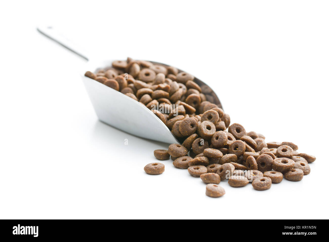 White dog food dry Cut Out Stock Images & Pictures - Alamy