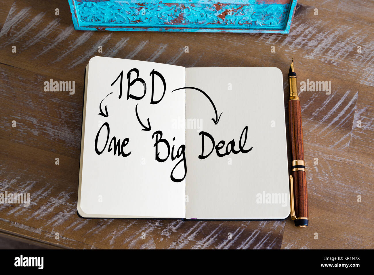 Business Acronym 1BD as One Big Deal Stock Photo - Alamy