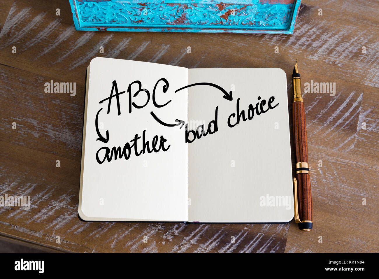 Business Acronym ABC as Another Bad Choice Stock Photo - Alamy