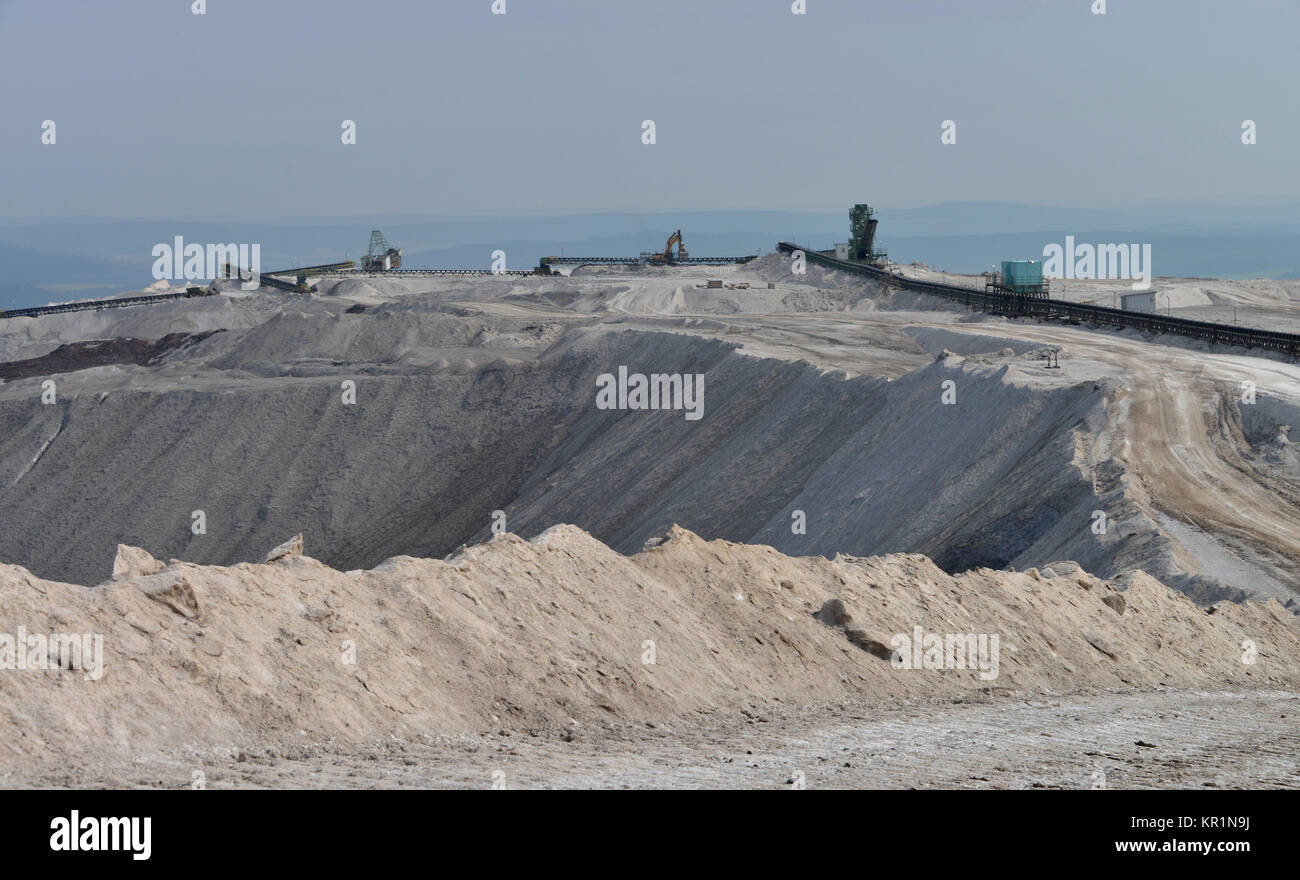 Monte Kali, to herrings, Hessen, Germany, Heringen, Deutschland Stock ...