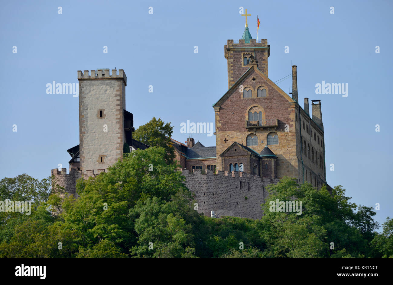 Wartburg, Eisenach, Thuringia, Germany, Thueringen, Deutschland Stock ...