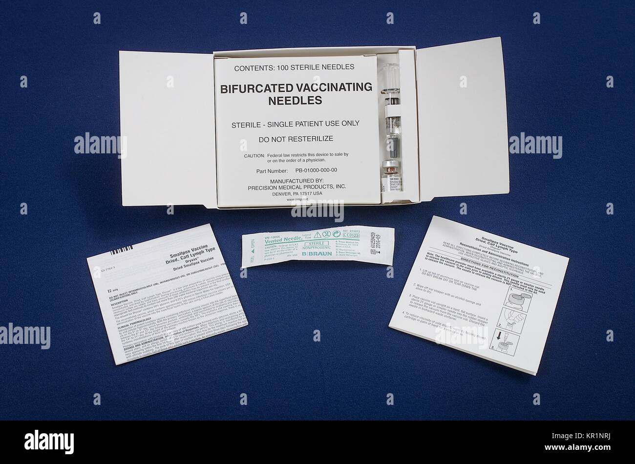 Bifurcated Needle Smallpox Vaccination High Resolution Stock ...