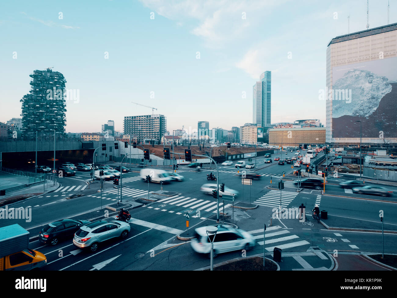Empty Traffic Intersection Traffic Lights High Resolution Stock ...
